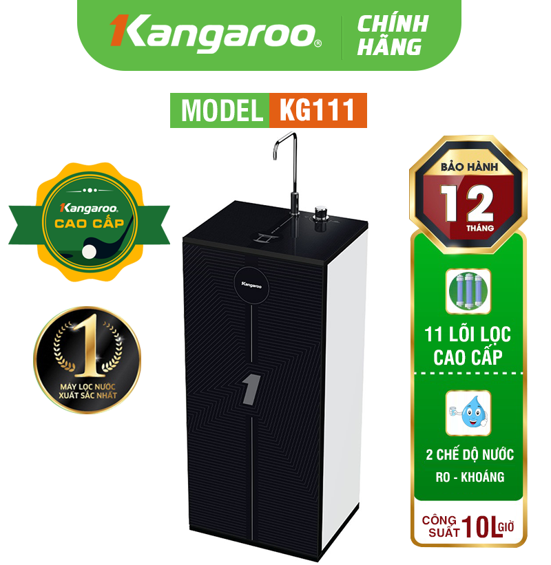 Máy lọc nước Kangaroo KG111 - 11 lõi, mẫu mới 2024